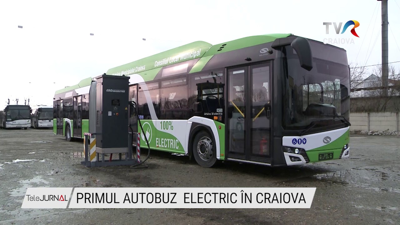 PRIMUL AUTOBUZ ELECTRIC IN CRAIOVA - Stiri - TVR Craiova
