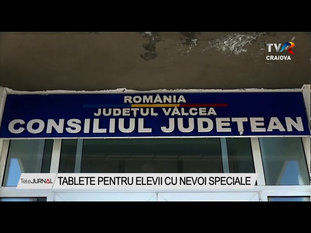 TABLETE PENTRU ELEVII CU NEVOI SPECIALE - Stiri - TVR Craiova