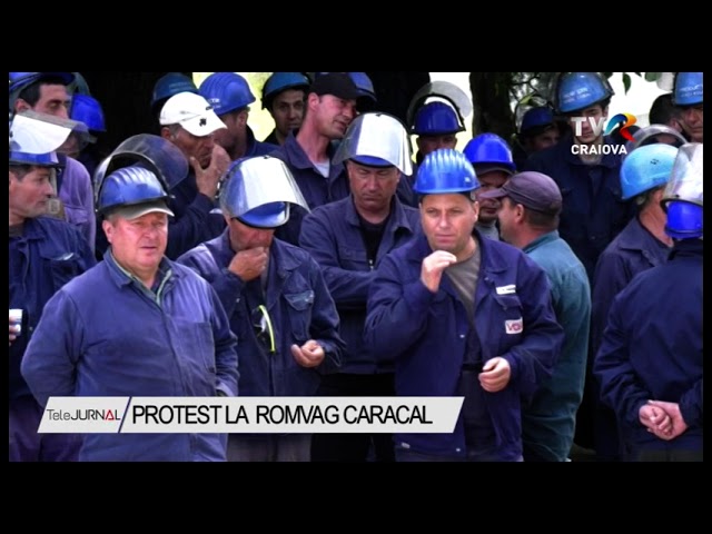 PROTEST LA ROMVAG CARACAL - Stiri - TVR Craiova