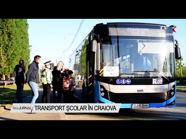 TRANSPORT ŞCOLAR ÎN CRAIOVA - Stiri - TVR Craiova