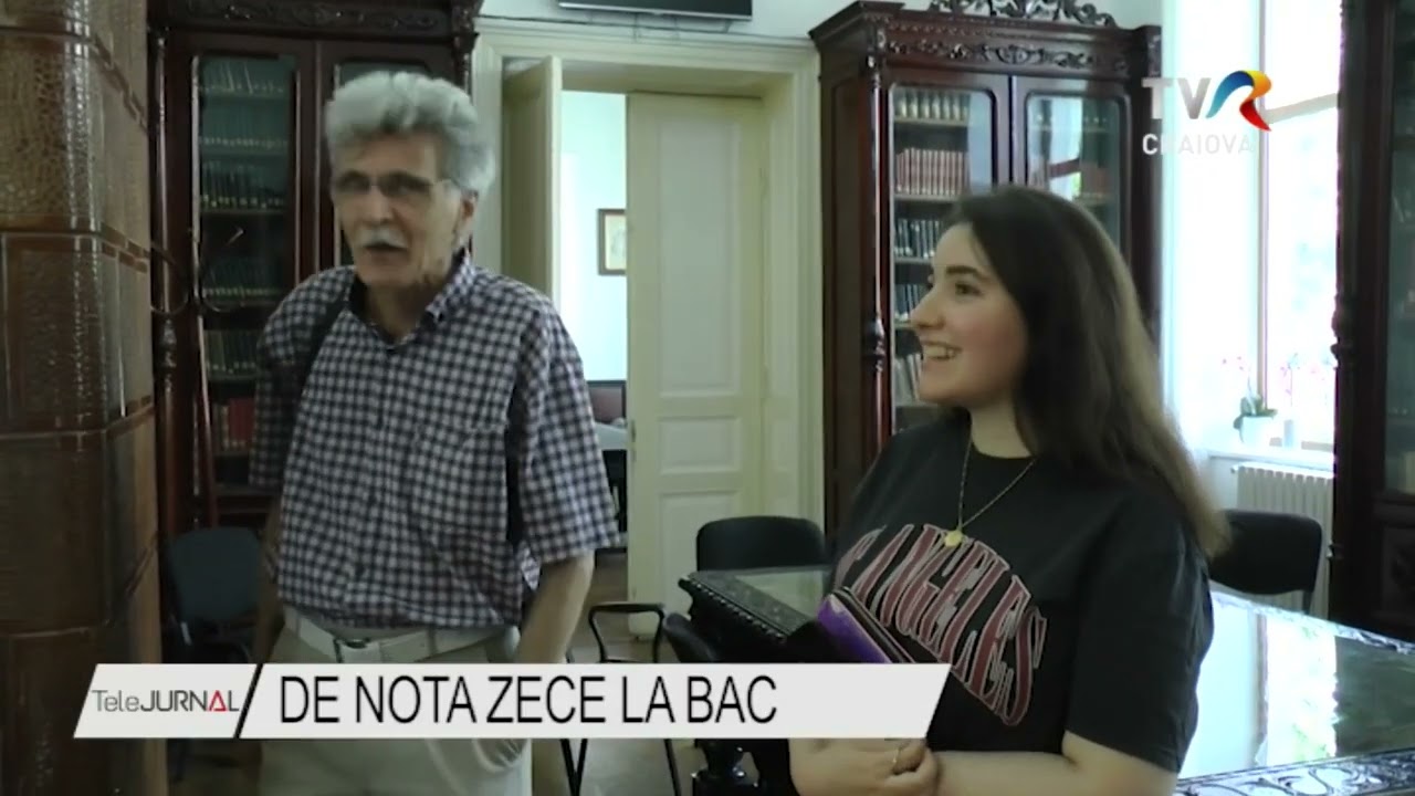 DE NOTA ZECE LA BAC - Stiri - TVR Craiova
