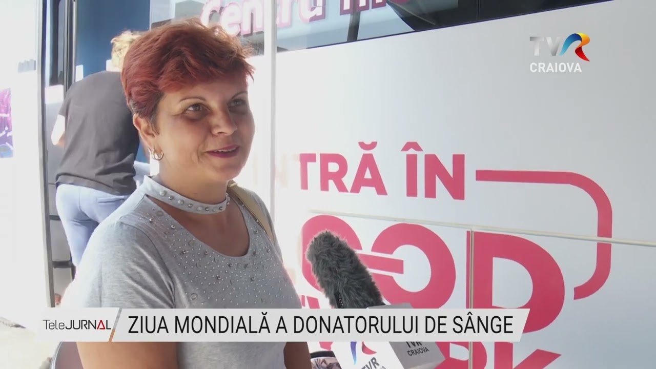 ZIUA MONDIALĂ DONATORULUI - Stiri - TVR Craiova