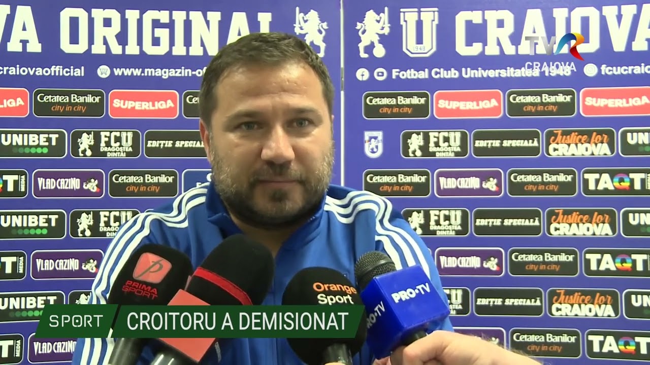 CROITORU A DEMISIONAT - Stiri - TVR Craiova