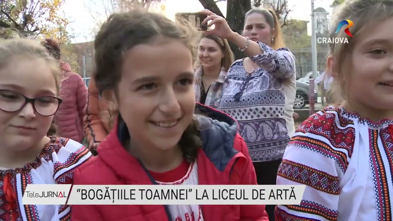 “BOGĂȚIILE TOAMNEI” LA LICEUL DE ARTĂ - Stiri - TVR Craiova