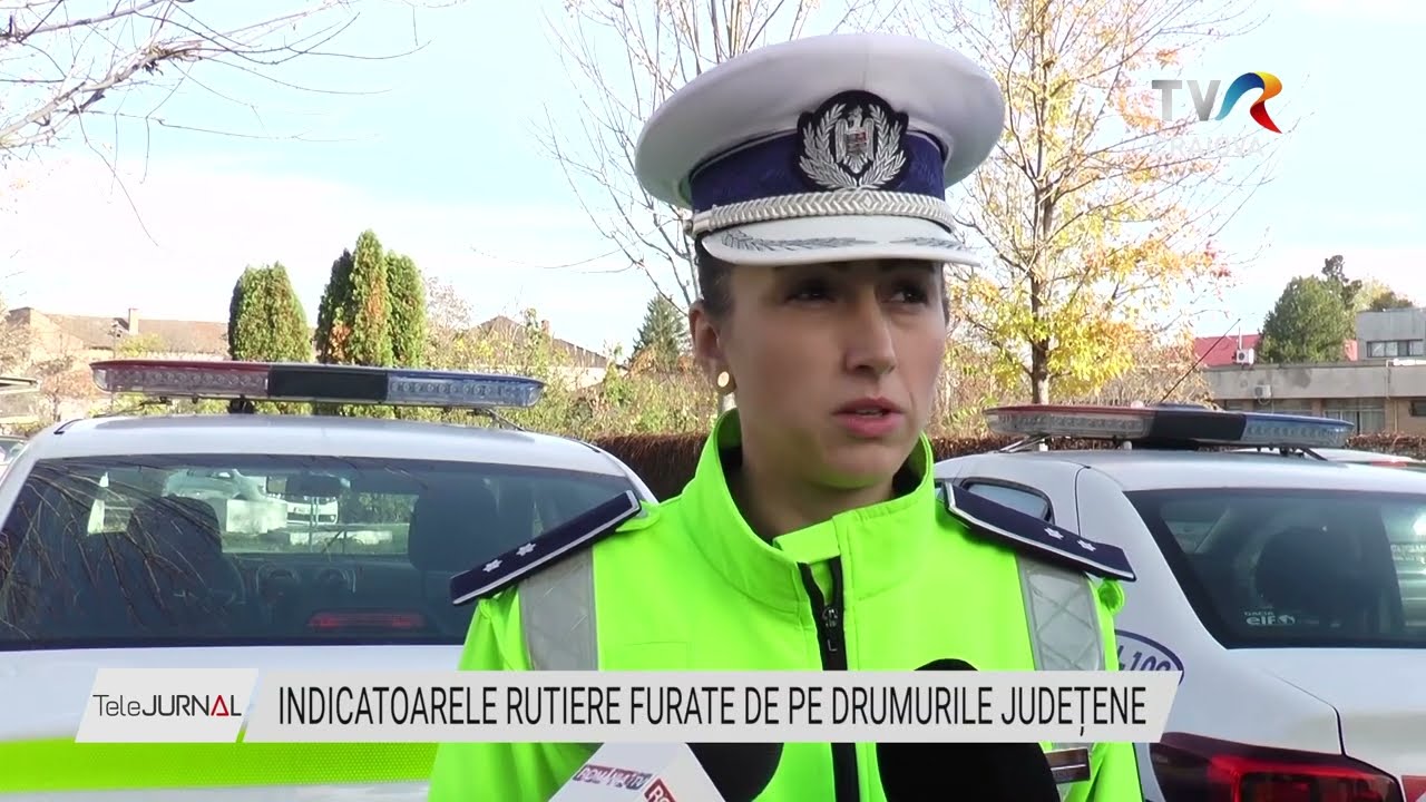INDICATOARELE RUTIERE FURATE DE PE DRUMURILE JUDEȚENE - Stiri - TVR Craiova