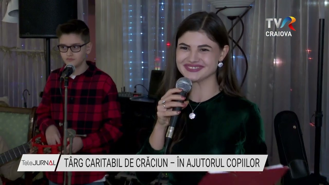 TÂRG CARITABIL DE CRĂCIUN – ÎN AJUTORUL COPIILOR - Stiri - TVR Craiova