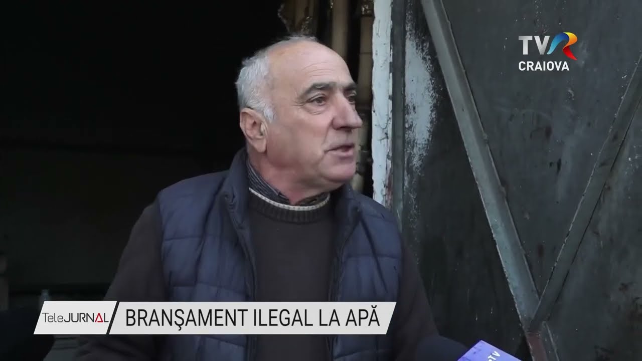 BRANŞAMENT ILEGAL LA APĂ - Stiri - TVR Craiova