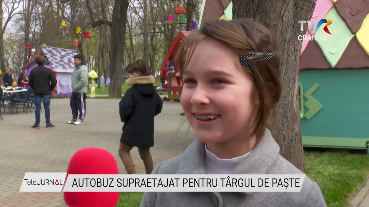 AUTOBUZ SUPRAETAJAT PENTRU TÂRGUL DE PAȘTE - Stiri - TVR Craiova