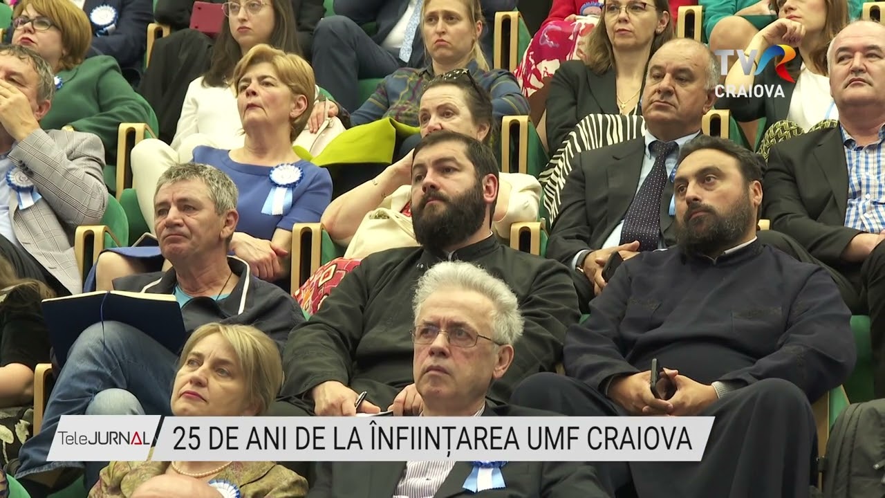 25 DE ANI DE LA ÎNFIINȚAREA UMF CRAIOVA - Stiri - TVR Craiova