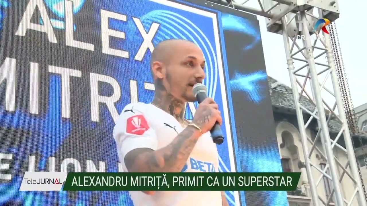 ALEXANDRU MITRIȚĂ, PRIMIT CA UN SUPERSTAR - Stiri - TVR Craiova
