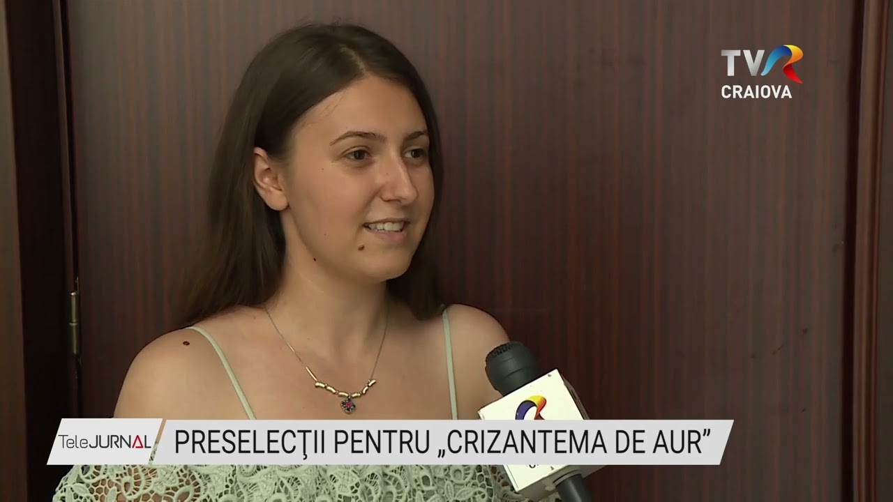 PRESELECŢII PENTRU „CRIZANTEMA DE AUR” - Stiri - TVR Craiova