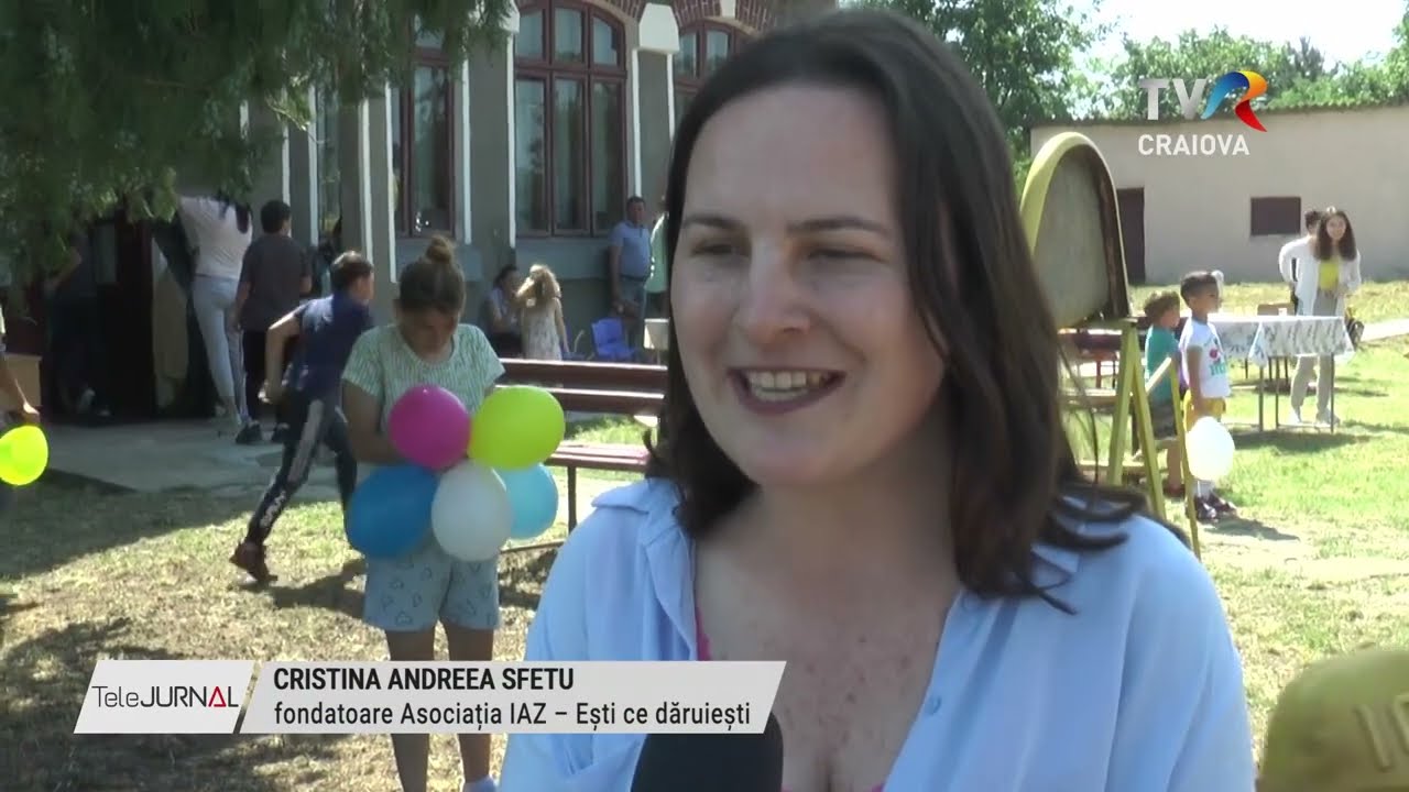 ȘI-A SERBAT ZIUA DE NAȘTERE CU MICUȚII DE LA ŢARĂ - Stiri - TVR Craiova