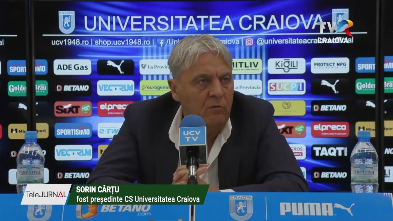 SORIN CÂRȚU SE RETRAGE DIN FOTBAL - Stiri - TVR Craiova