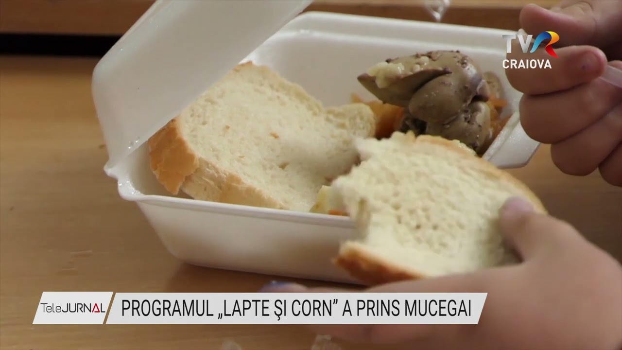 PROGRAMUL „LAPTE ŞI CORN” A PRINS MUCEGAI - Stiri - TVR Craiova