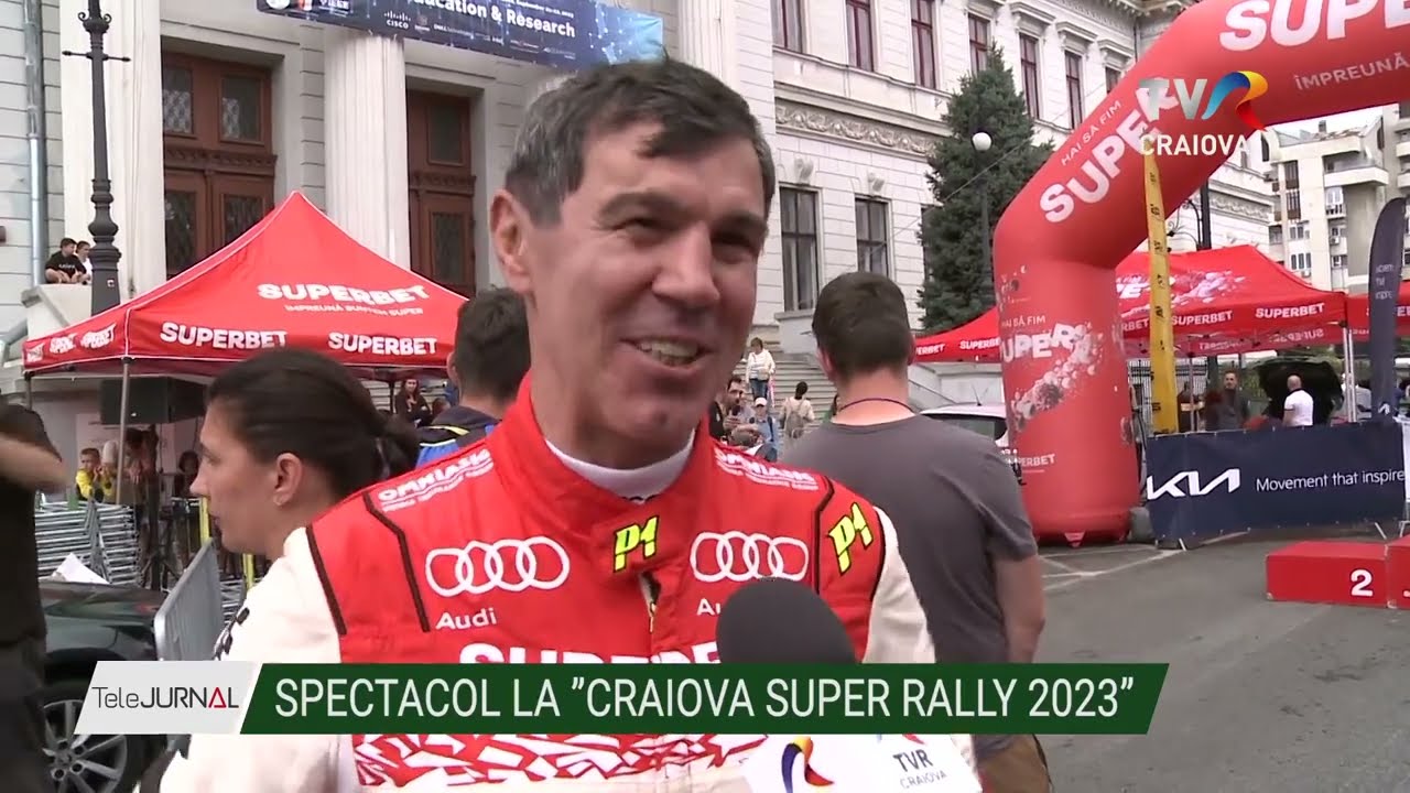SPECTACOL LA ”CRAIOVA SUPER RALLY 2023” - Stiri - TVR Craiova