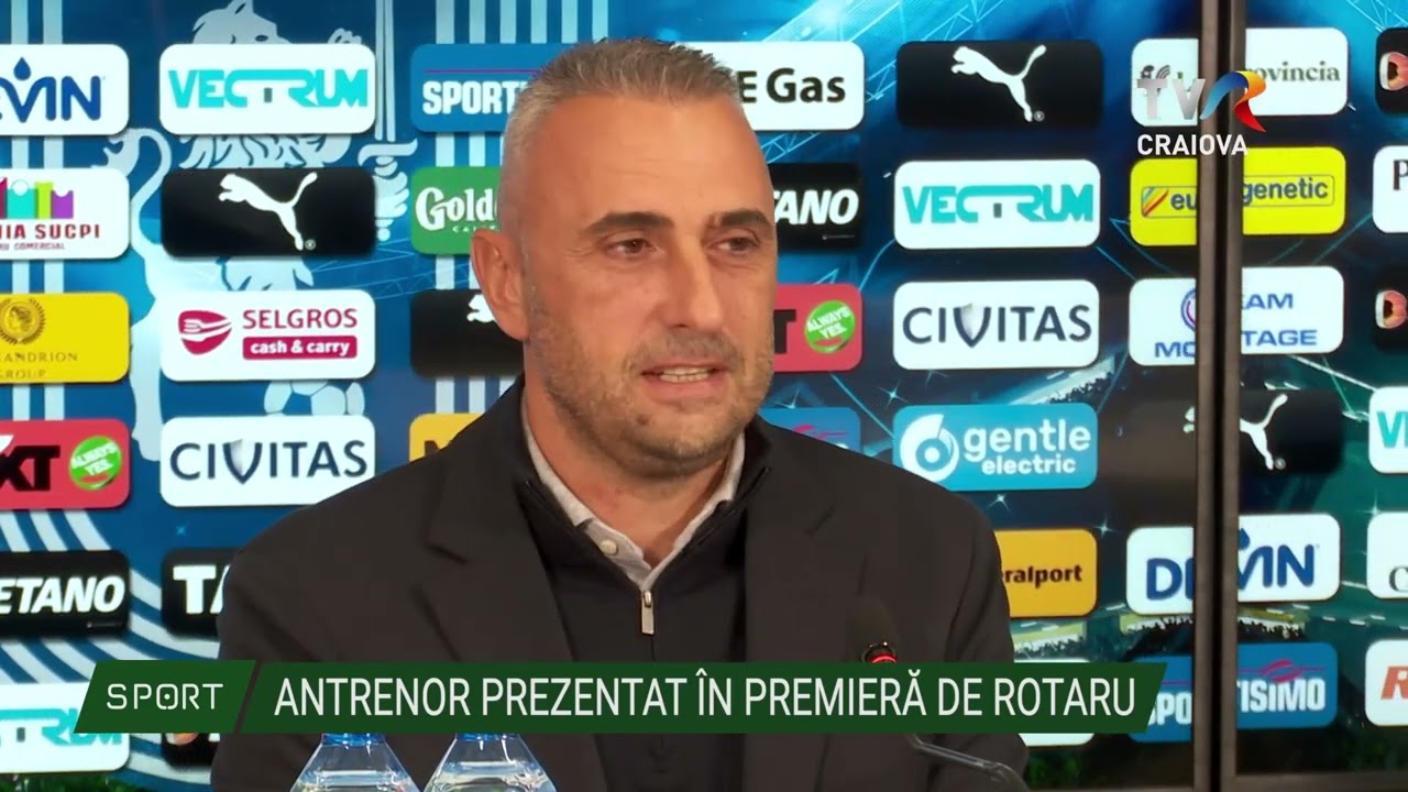 ANTRENOR PREZENTAT ÎN PREMIERĂ DE ROTARU - Stiri - TVR Craiova