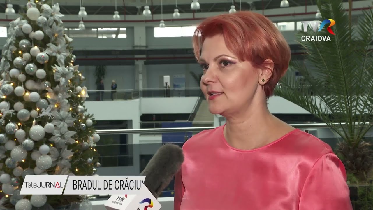 BRADUL DE CRĂCIUN DIN CRAIOVA, CEL MAI FRUMOS DIN EUROPA - Stiri - TVR Craiova