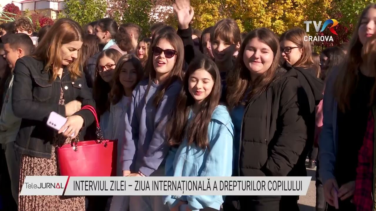 INTERVIUL ZILEI – ZIUA INTERNAȚIONALĂ A DREPTURILOR COPILULUI - Stiri - TVR Craiova