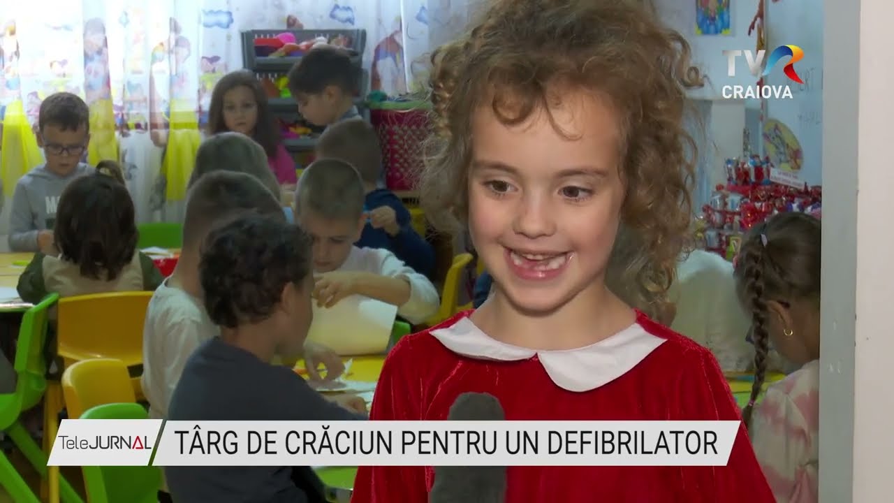 TÂRG DE CRĂCIUN PENTRU UN DEFIBRILATOR - Stiri - TVR Craiova