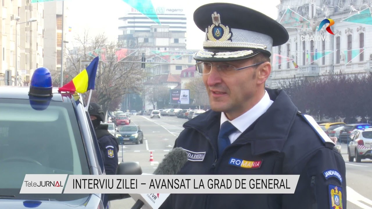 INTERVIUL ZILEI – AVANSAT LA GRAD DE GENERAL - Stiri - TVR Craiova
