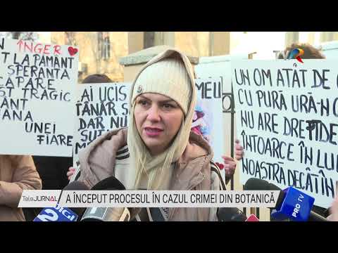 A ÎNCEPUT PROCESUL ÎN CAZUL CRIMEI DIN BOTANICĂ - Stiri - TVR Craiova