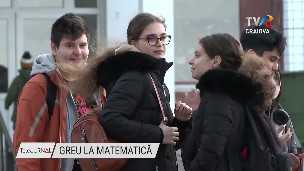 GREU LA MATEMATICĂ - Stiri - TVR Craiova