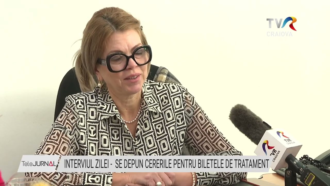 INTERVIUL ZILEI - SE DEPUN CERERILE PENTRU BILETELE DE TRATAMENT - Stiri - TVR Craiova