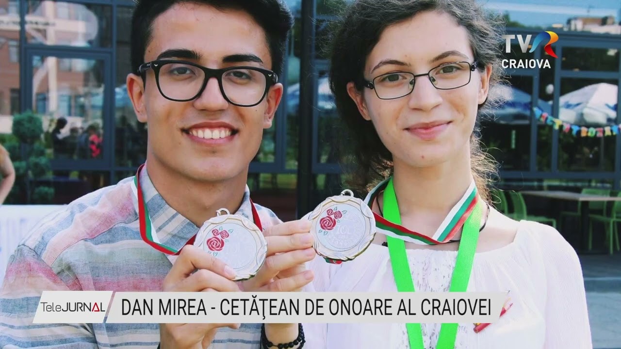 DAN MIREA - CETĂŢEAN DE ONOARE AL CRAIOVEI - Stiri - TVR Craiova