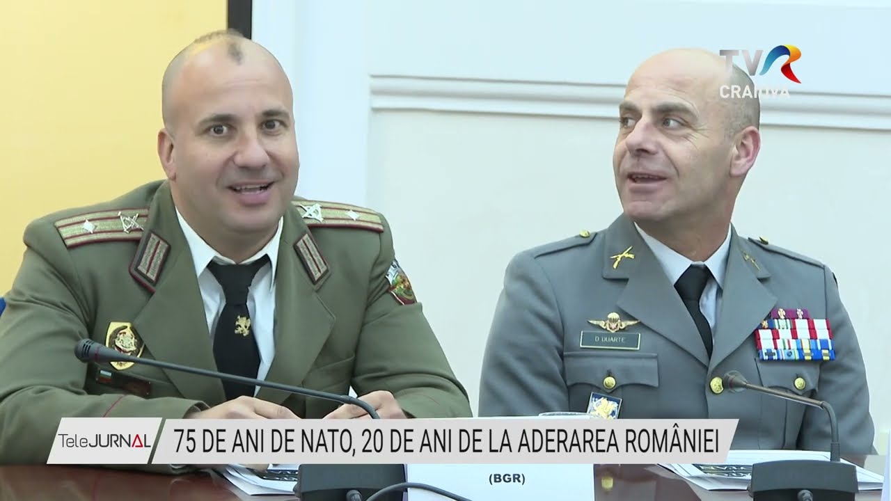 75 DE ANI DE NATO, 20 DE ANI DE LA ADERAREA ROMÂNIEI - Stiri - TVR Craiova