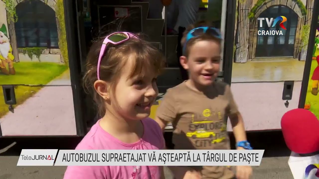 AUTOBUZUL SUPRAETAJAT VĂ DUCE LA TÂRGUL DE PAŞTE - Stiri - TVR Craiova