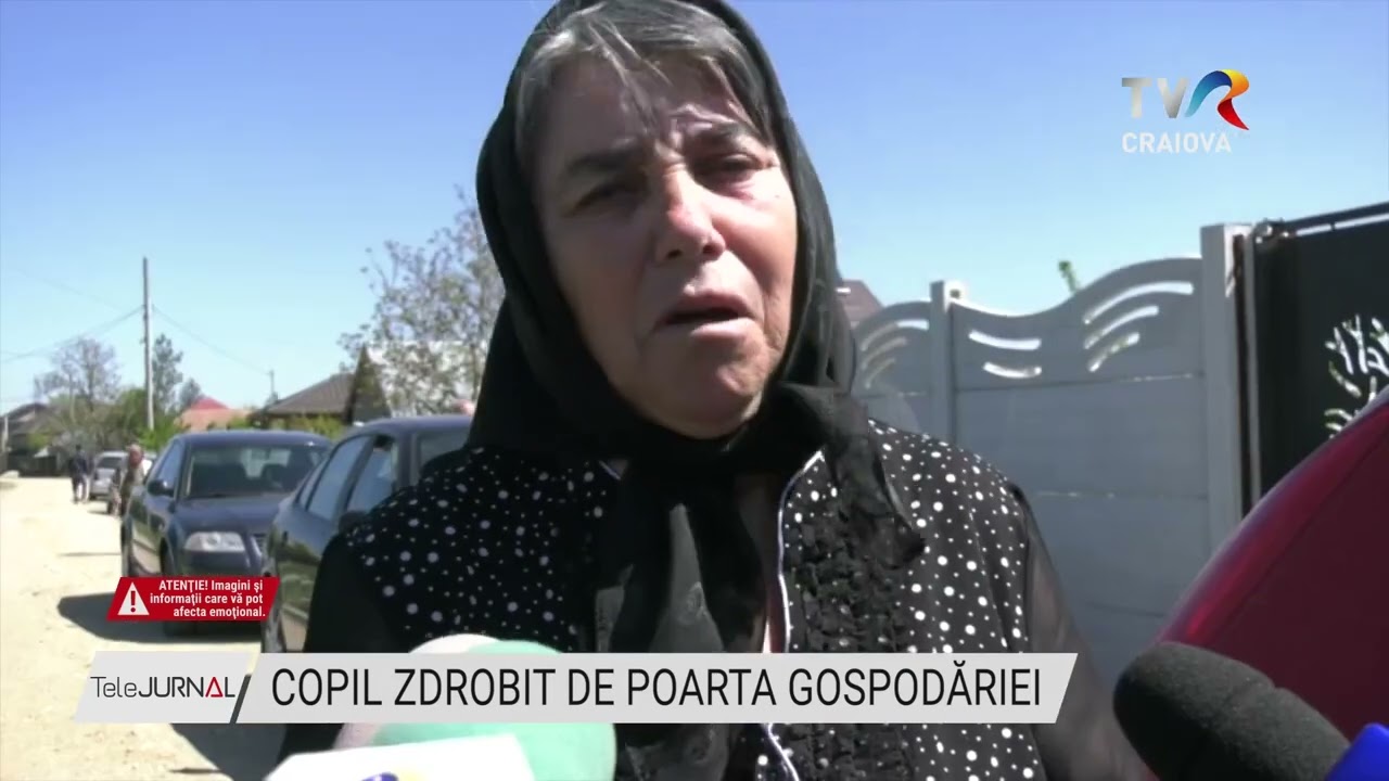 COPIL ZDROBIT DE POARTA GOSPODĂRIEI - Stiri - TVR Craiova