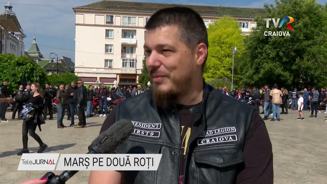 MARȘ PE DOUĂ ROȚI - Stiri - TVR Craiova