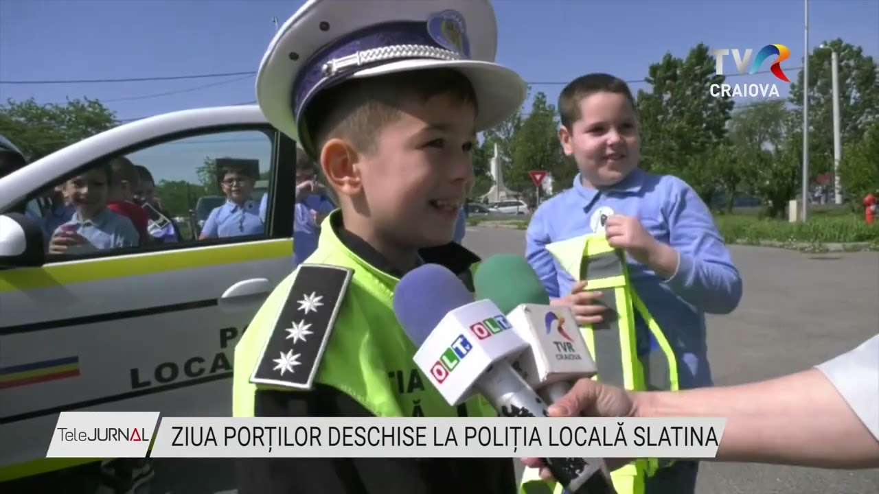 ZIUA PORȚILOR DESCHISE LA POLIȚIA LOCALĂ SLATINA - Stiri - TVR Craiova