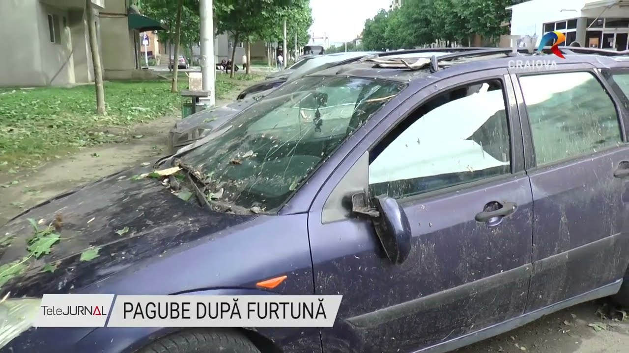 PAGUBE DUPĂ FURTUNĂ - Stiri - TVR Craiova