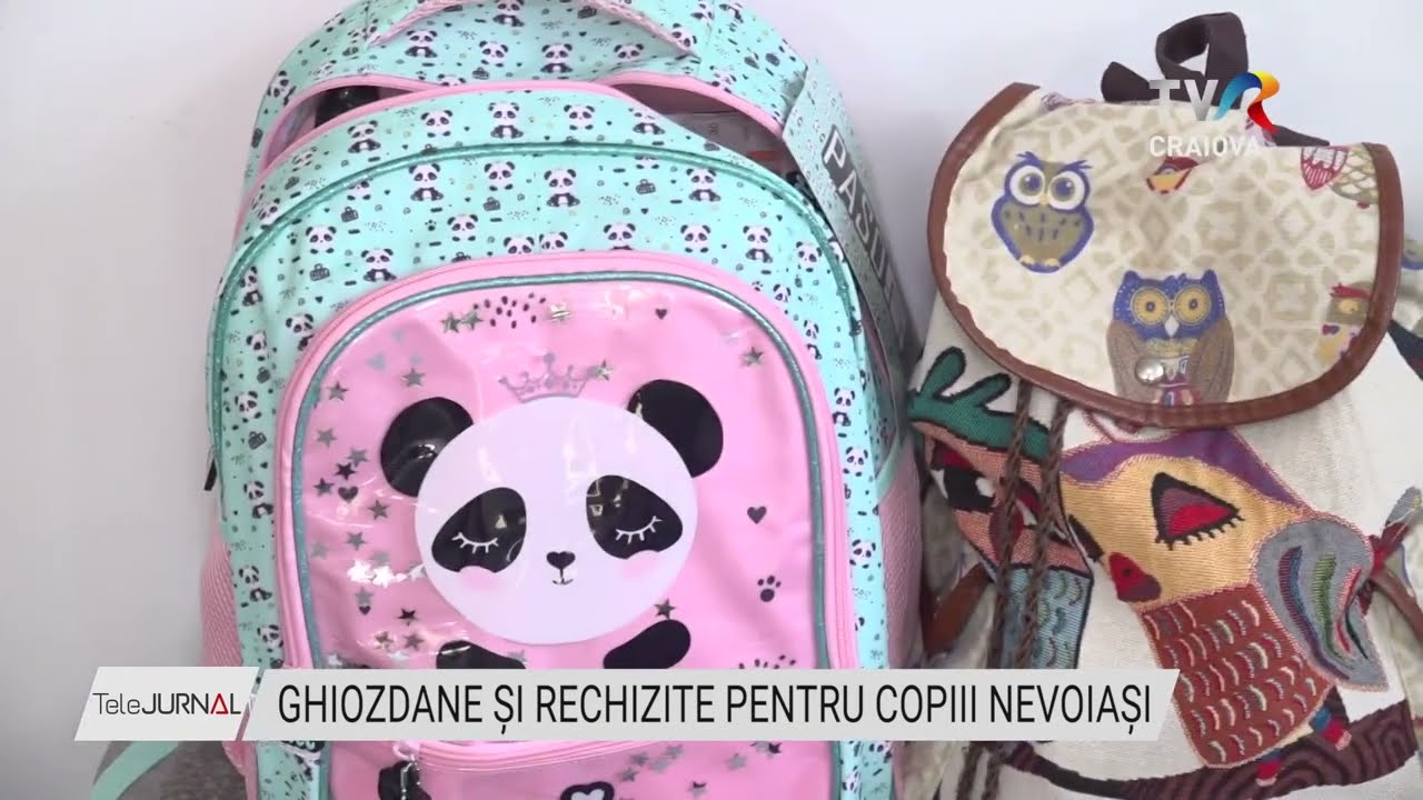 GHIOZDANE ȘI RECHIZITE PENTRU COPIII NEVOIAȘI - Stiri - TVR Craiova