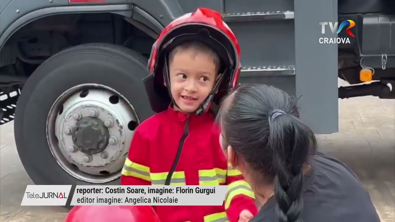 ZIUA POMPIERILOR ALĂTURI DE COPII - Stiri - TVR Craiova