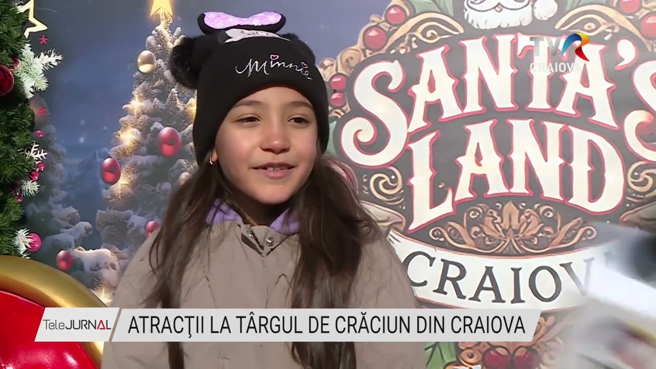 ATRACŢII LA TÂRGUL DE CRĂCIUN DIN CRAIOVA - Stiri - TVR Craiova