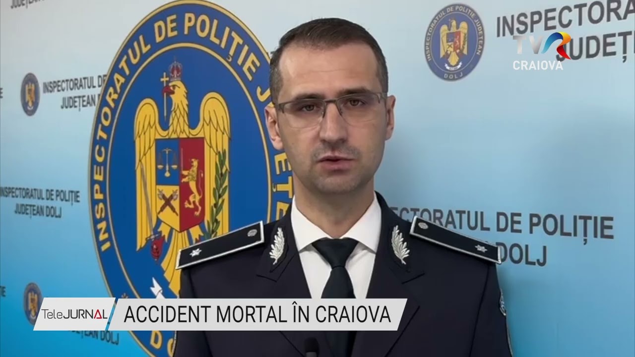 ACCIDENT MORTAL ÎN CRAIOVA - Stiri - TVR Craiova