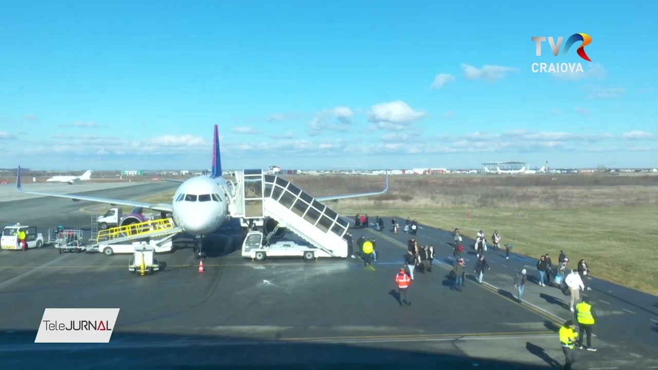 DOUĂ NOI DESTINAȚII DE PE AEROPORTUL DIN CRAIOVA - Stiri - TVR Craiova