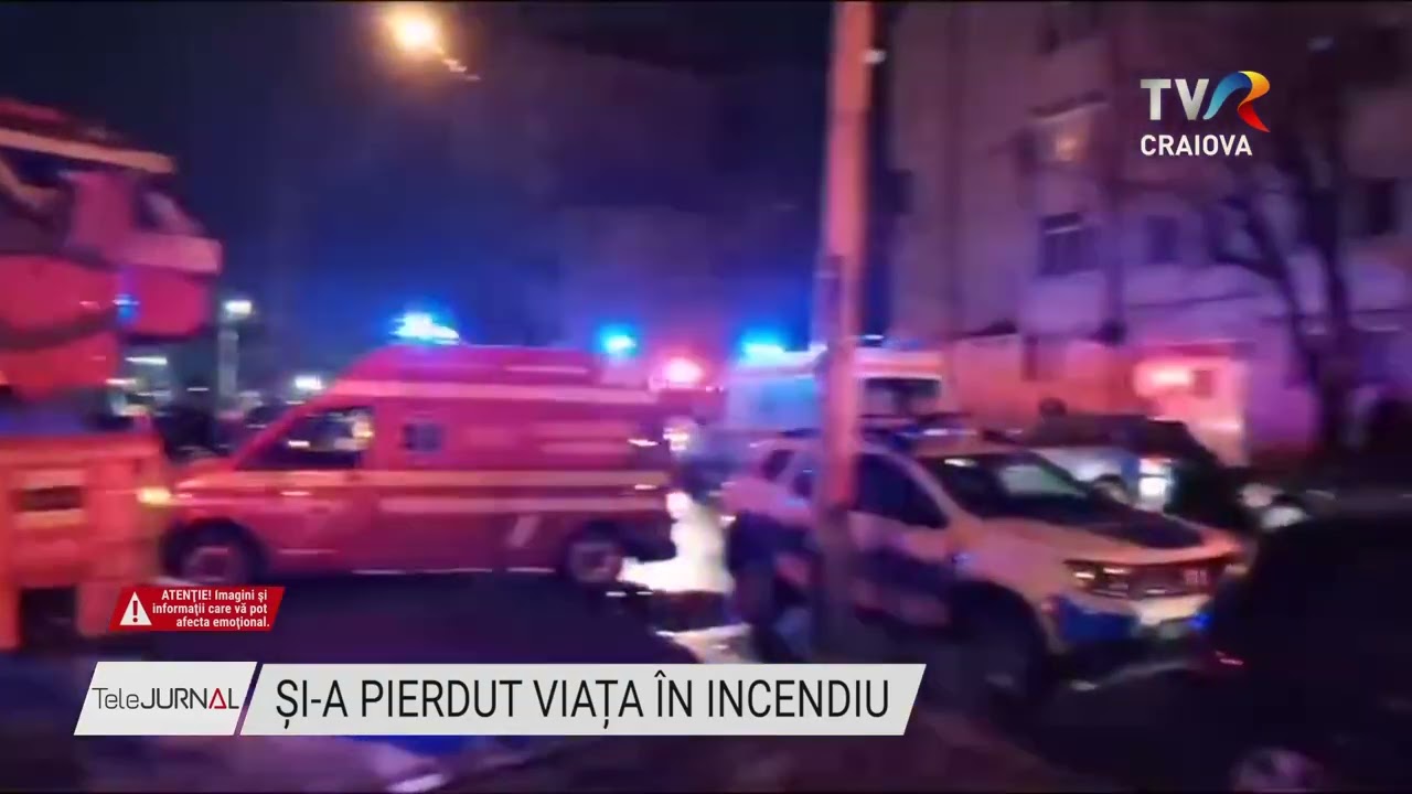 ȘI-A PIERDUT VIAȚA ÎN INCENDIU - Stiri - TVR Craiova