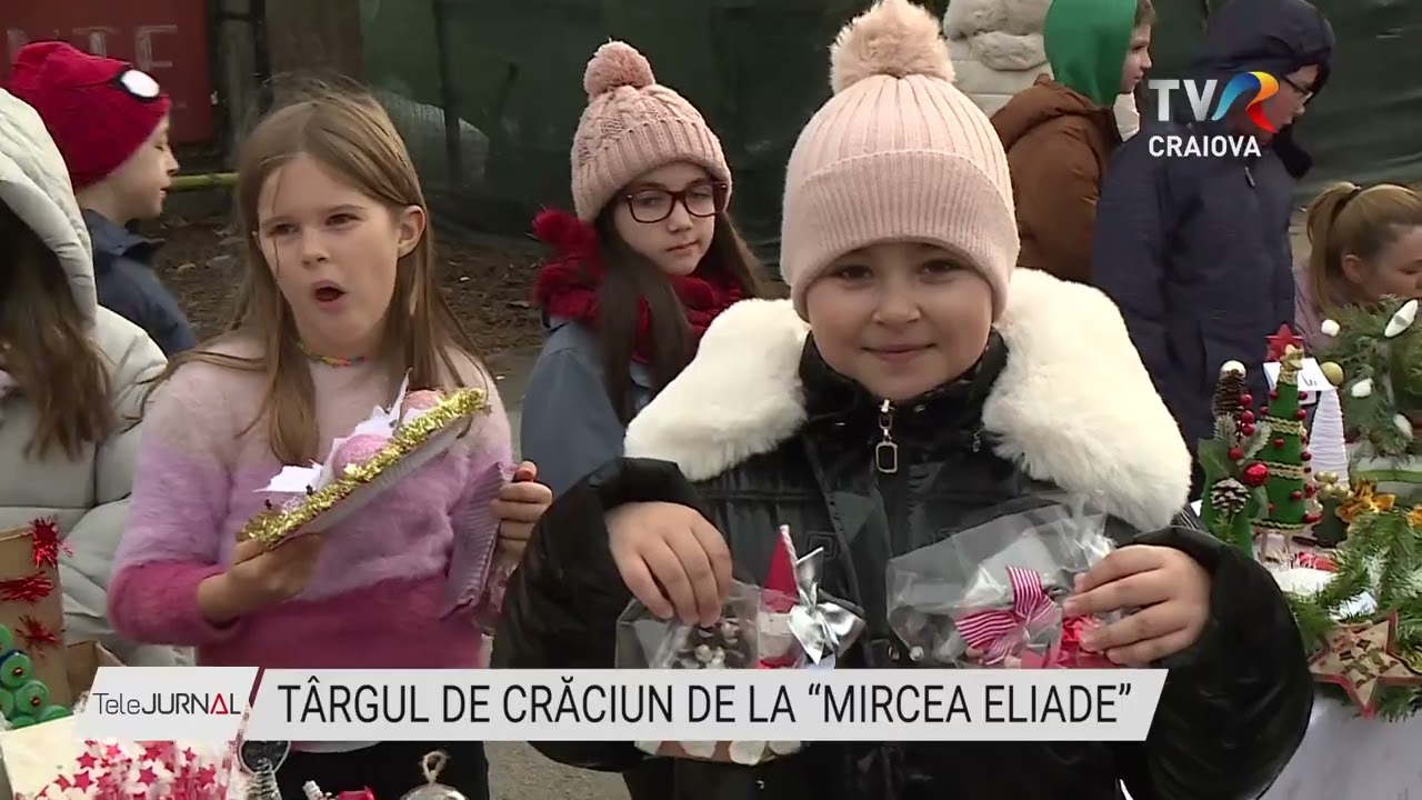 TÂRGUL DE CRĂCIUN DE LA “MIRCEA ELIADE” - Stiri - TVR Craiova