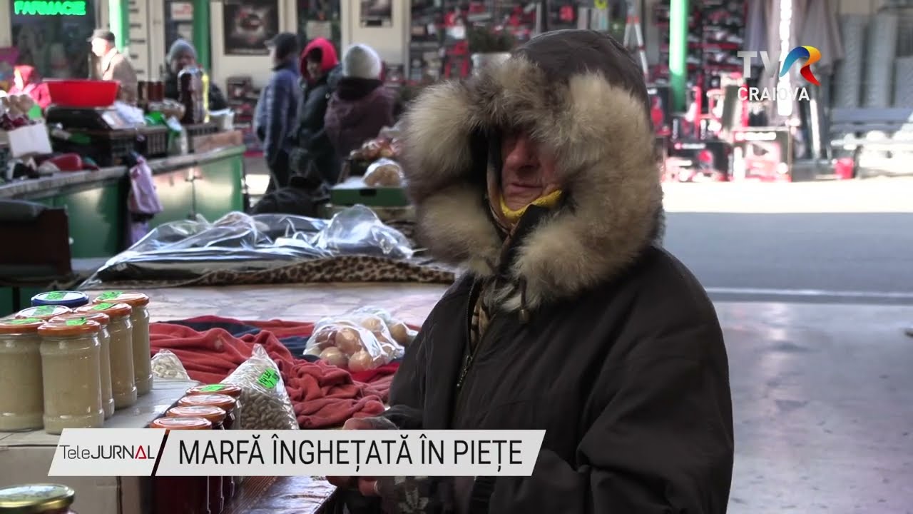 MARFĂ ÎNGHEȚATĂ ÎN PIEȚE - Stiri - TVR Craiova