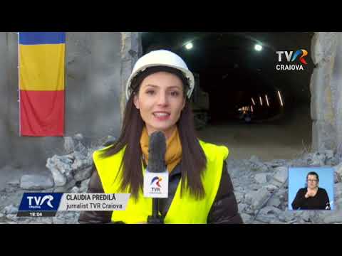 A IEȘIT LA LUMINĂ PRIMUL TUNEL DE AUTOSTRADĂ - Stiri - TVR Craiova