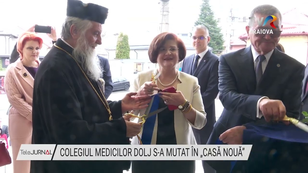 COLEGIUL MEDICILOR DOLJ S-A MUTAT ÎN „CASĂ NOUĂ” - Stiri - TVR Craiova