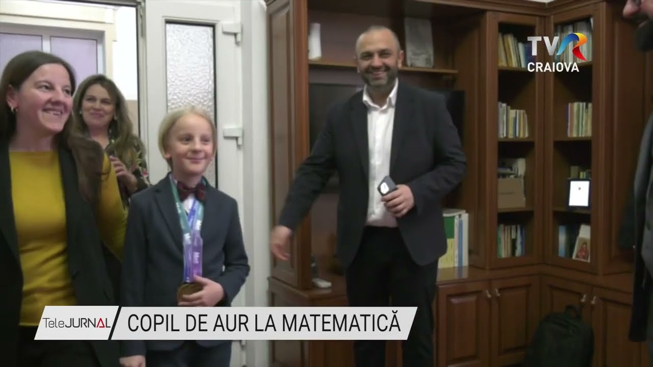 COPIL DE AUR LA MATEMATICĂ - Stiri - TVR Craiova