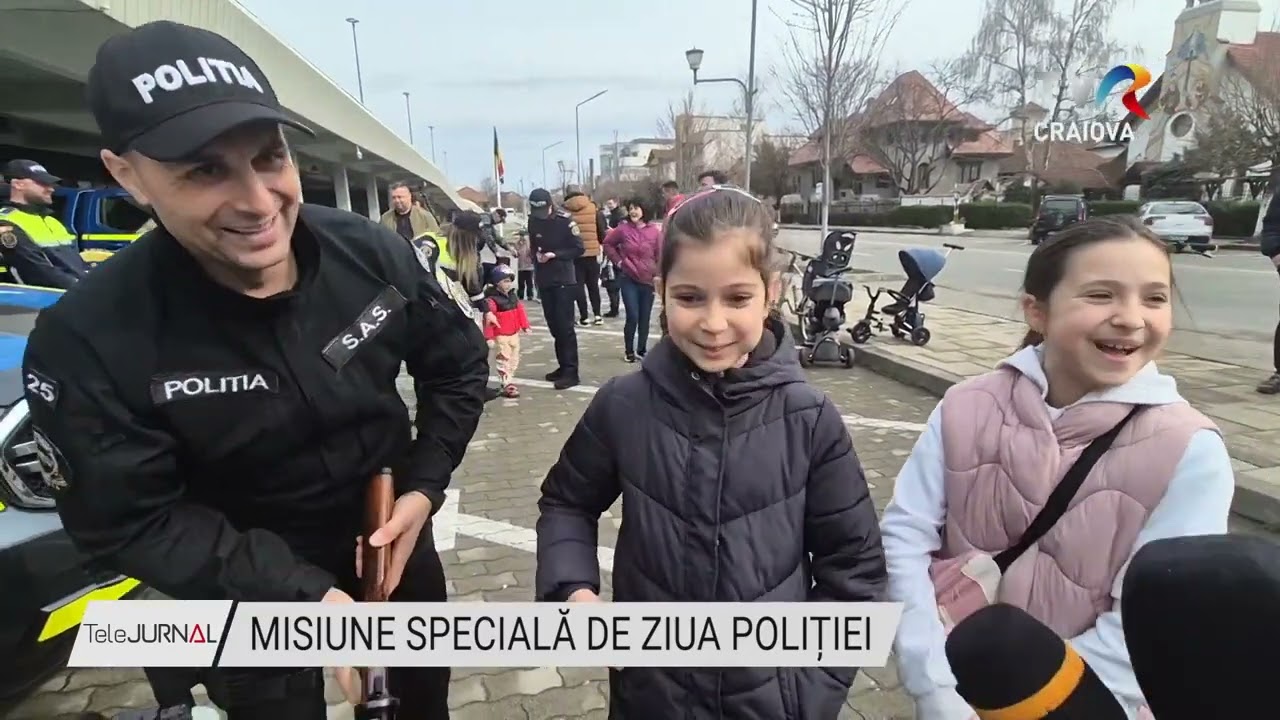 MISIUNE SPECIALĂ DE ZIUA POLIȚIEI - Stiri - TVR Craiova