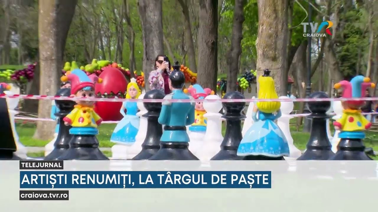 ARTIȘTI RENUMIȚI, LA TÂRGUL DE PAȘTE DIN CRAIOVA - Stiri - TVR Craiova
