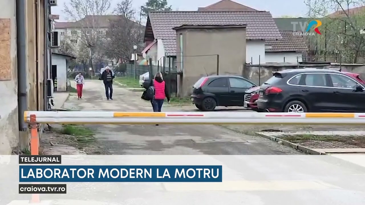 LABORATOR MODERN LA MOTRU - Stiri - TVR Craiova