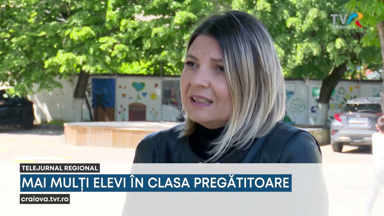 MAI MULȚI ELEVI ÎN CLASA PREGĂTITOARE - Stiri - TVR Craiova