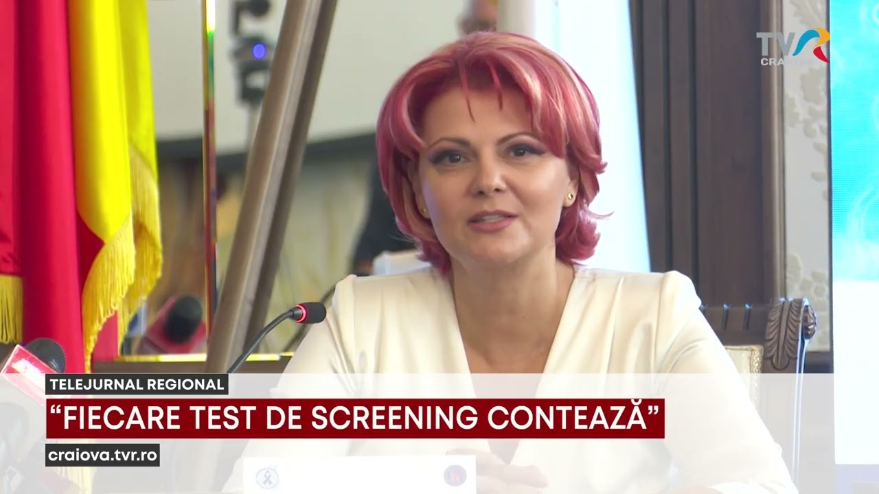 “FIECARE TEST DE SCREENING CONTEAZĂ” - Stiri - TVR Craiova